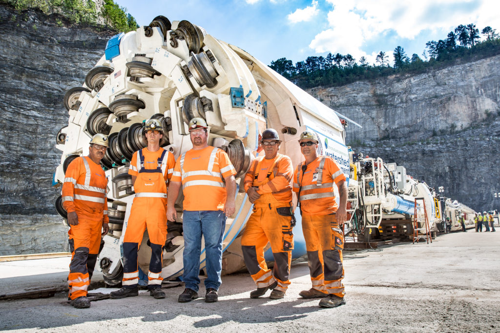 Robbins TBM dubbed "Driller Mike" digs Atlanta - Robbins
