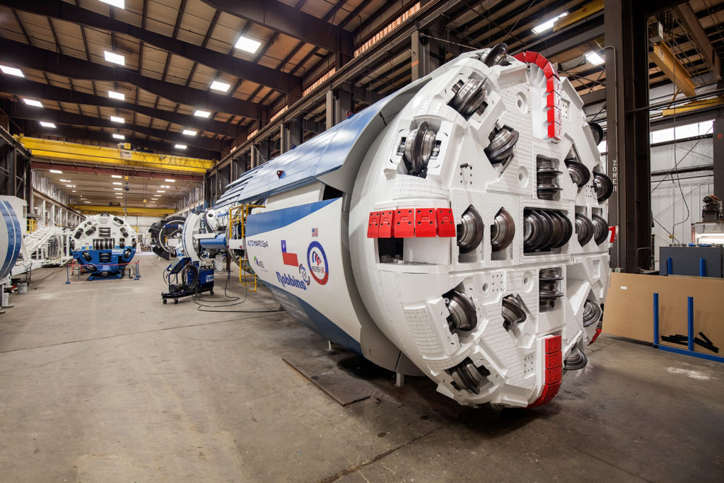 Main Beam TBM Spec Sheet - Robbins